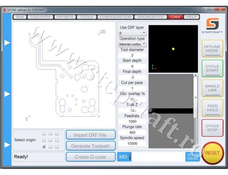 Magazin online StepCraft.ro - UCCNC control software Stepcraft OEM
